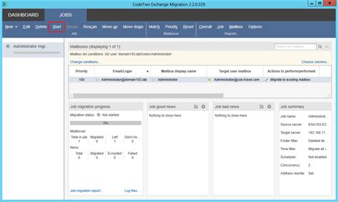 How To Configure A Migration Job CodeTwo Exchange Migration User S Manual