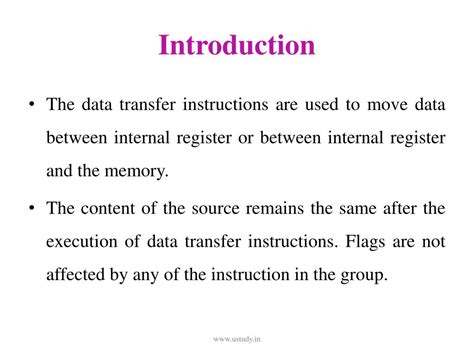 ppt data transfer instructions powerpoint presentation free download