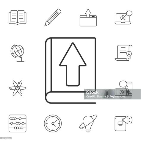 Vetores De Ícone De Ilustração Do Livro Vector Ilustração De Elemento
