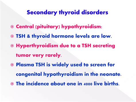 Thyroid Function Tests Tft Pptx Thyroid Disorders Endocrine And