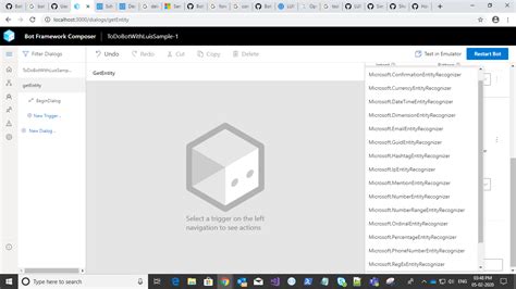Entity Recognizer Functionality · Issue 1951 · Microsoftbotframework Composer · Github