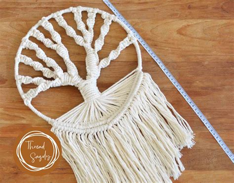 Macrame Tree Pattern Tree Of Life II Beginner Macrame II Etsy
