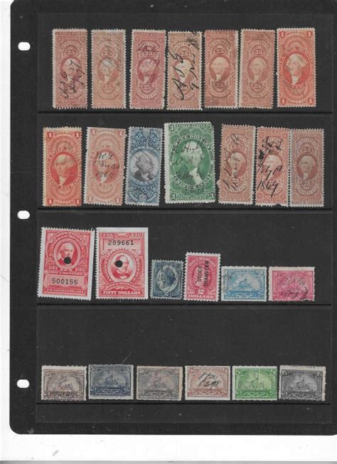 Us Revenue Stamp Collection United States General Issue Stamp Hipstamp