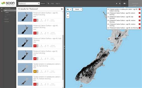 Redwood Spatial Carbon By Age And Stocking Dataset Whitiwhiti Ora Land Use Opportunities