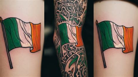 21 Bold Irish Flag Tattoos That Show True Pride