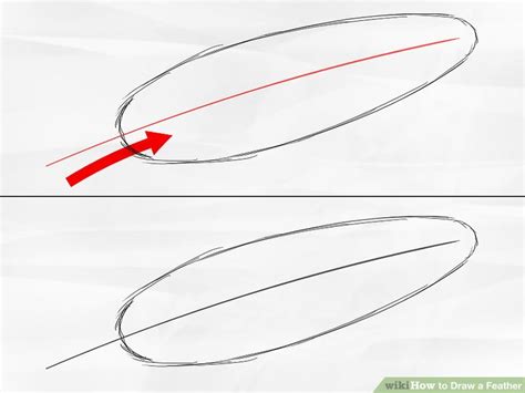 How To Draw A Feather Easy Steps With Pictures