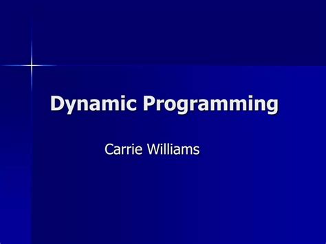 Ppt Dynamic Programming Powerpoint Presentation Free Download Id9543923