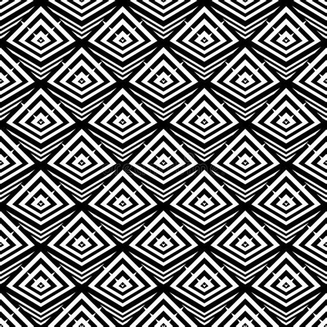 Design Seamless Monochrome Geometric Pattern Stock Vector Illustration Of Background