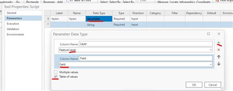 Arcgis Pro Tool Parameters Choosing Fields From Many Polygons