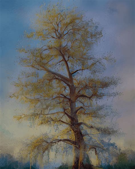 Sweet Bald Cypress Tree 8k Wide Angle · Creative Fabrica