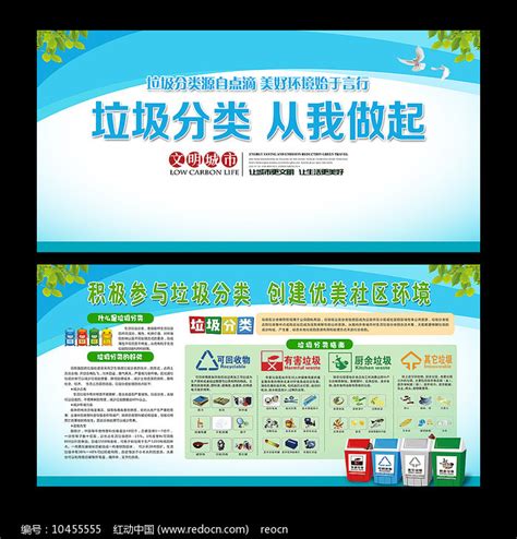 2019年垃圾分类宣传展板图片下载 红动中国