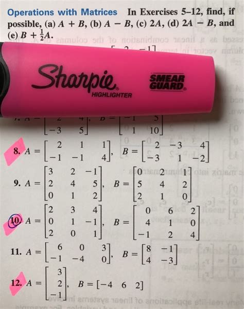 Solved Please I Need Help With These 810 And 12 The