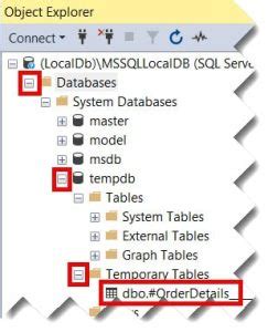 Where To Find Temp Tables In SQL Server DatabaseFAQs