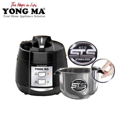 Rice Cooker Yong Ma Smc 4053 Innerpot Stainless 2 Liter Shopee Malaysia