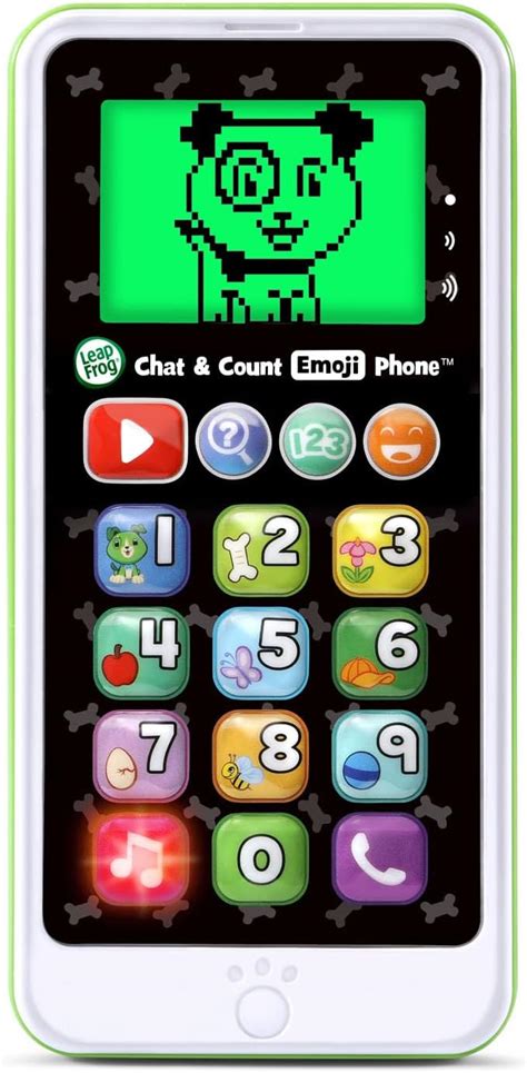 Leapfrog Chat And Count Emoji Phone Green Small Leapfrog