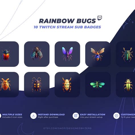 X Twitch Badge Etsy