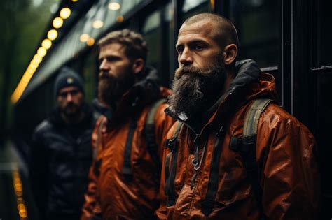 Premium Ai Image Group Of People Engineering In Workshop Technician Workers Portrait