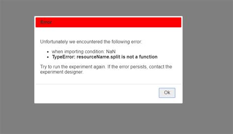 Error Importing Subject Specific Conditions Files When Using Pavlovia Online Experiments