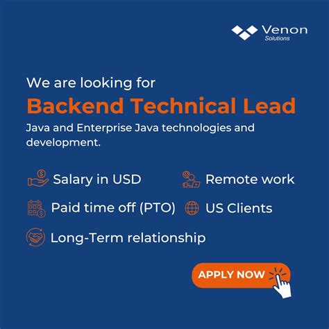 Hiring Backendlead Java Spring Cicd Cloud Gcp Remotejob Venon Solutions