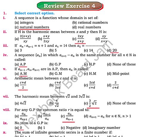 Education Is The Key To Success Unit 4 Sequences And Series Mathematics For Xi Science