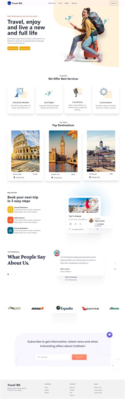 Ashish Deb Nath On Linkedin Develop Travel Bd Using React And Tailwind