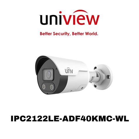 Jual Uniview CCTV 2MP HD ColorHunter Mini IR Fixed Bullet Network Camera IPC2122LE ADF40KMC WL