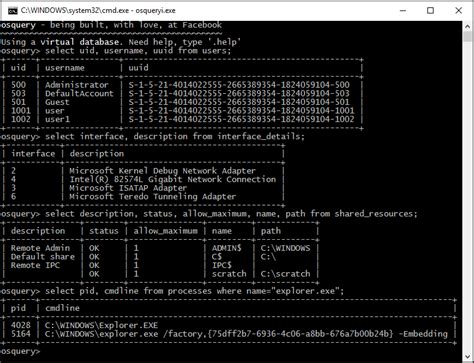Osquery 5150 System Information Software
