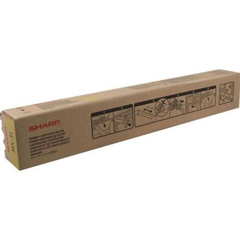 New Genuine Sharp Mx 2600n Mx 3100n Mx 4100n Yellow Toner Mx 31ntya