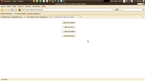 Arduino E Php Controlando Seu Arduino Através Da Internet Compartilhar é Preciso