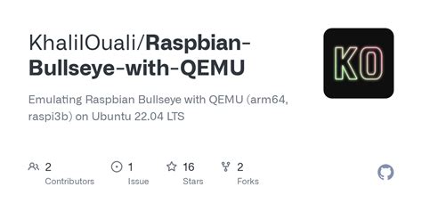 GitHub KhalilOuali Raspbian Bullseye With QEMU Emulating Raspbian Bullseye With QEMU Arm