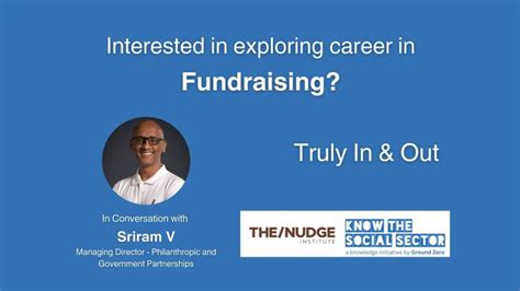 Building A Career In Fundraising Conversation With Sriram V Path