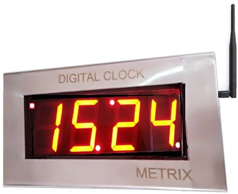 Metas GPS Wireless Digital Clock 230 V Size Dimension 28 6 X 10 8 X 3 8 Cm At Rs 8500 In