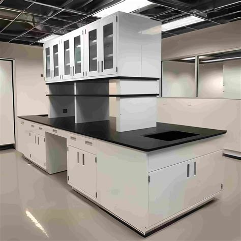 Oem Medical Chemical Biology Wood Steel Island Wall Lab Bench