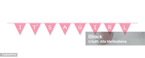 아기 소녀 귀여운 성별 파티 개체 만화 낙서 아이 클립 아트 베이비 샤워 초대 카드 보육실 장식 포스터 0명에 대한 스톡 벡터