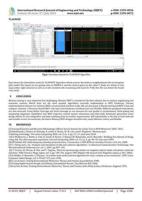 Irjet An Efficient And Low Power Sram Testing Using Clock Gating Pdf