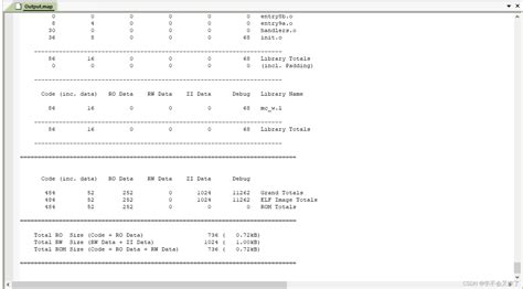【stm32】stm32工程所占内存大小的查看方法keil Stm32查看内存 Csdn博客