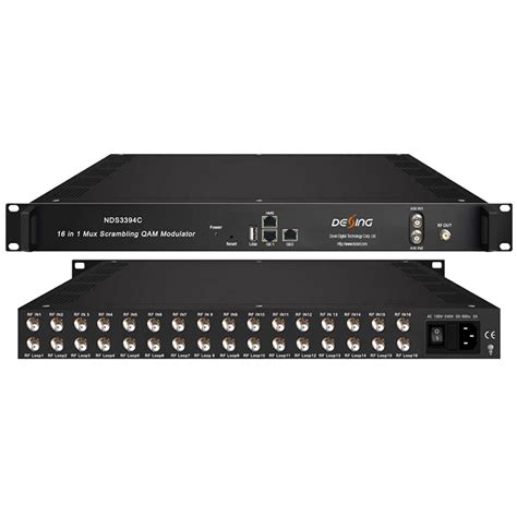 China 16 In 1 Mux Scrambling Qam Modulator Factory Cheap 16 In 1 Mux Scrambling Qam Modulator