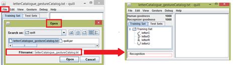 Importing The Gesture Catalogue To The Quill Framework Download Scientific Diagram