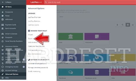 How To Export Passwords From Lastpass
