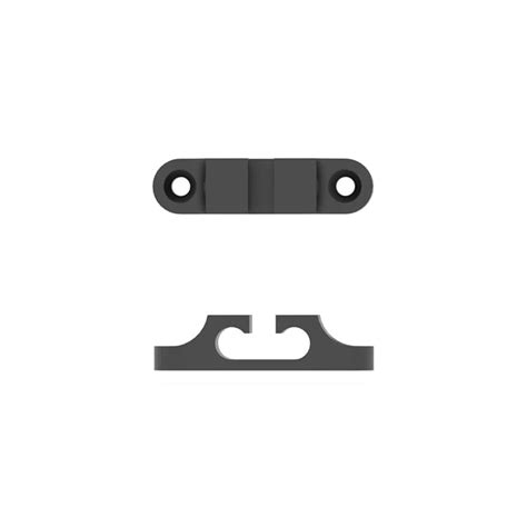 Hipshot Bass 2 String Retainerstring Tree Black Glued To Music