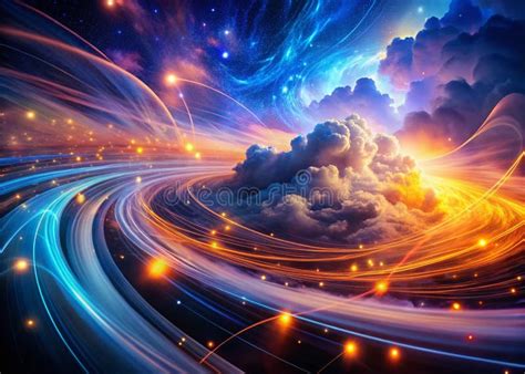 Visualizing The Future Of Cloud Computing An Abstract Longexposure