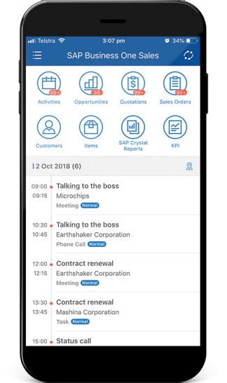 SAP Business One SFA Saudi For Trade