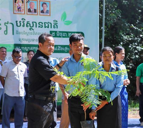 Msjtv News អភិបាលខេត្តកែប អំពាវនាវពលរដ្ឋ ចូលរួមដាំដើមឈើឱ្យមានភាពបៃតង