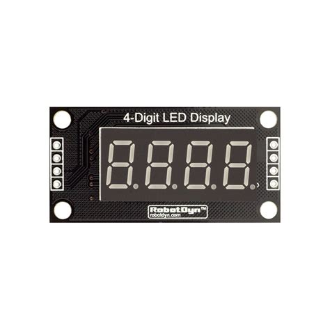 0 36 Inch 4 Digit Led Display Tube 7 Segments Tm1637 30x14mm Yellow Decimal Point Module