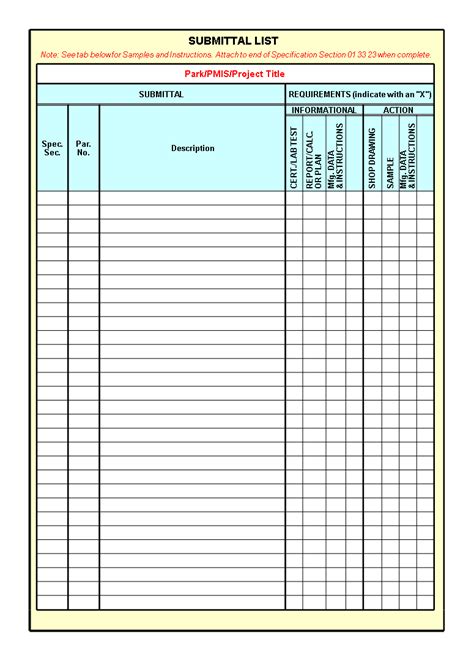 Create Accurate Estimates With Our Template Step By Step Instructions For Submittal