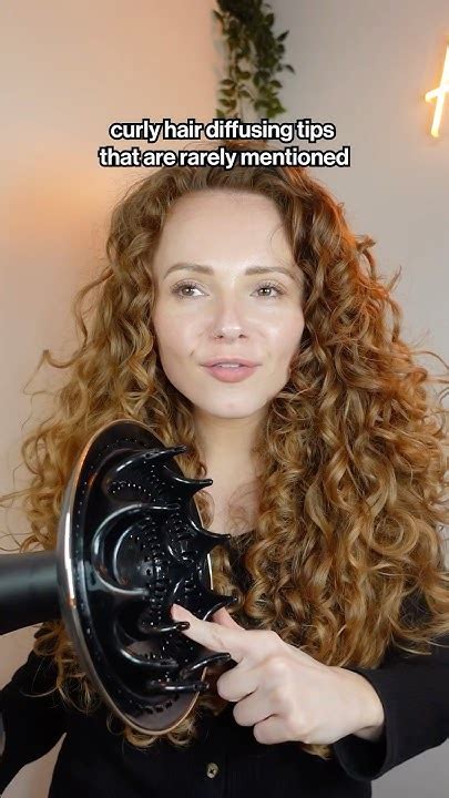 Curly Hair Diffusing Tips None Talks About 👀 Curlyhaircare