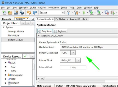 Mcc Mplab Code Configurator 使い方2 Adc設定1 Mplab X Ide Xc16xc8 コンパイラの使い方
