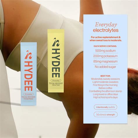 Hydee Everyday Electrolytes Barre Fitness