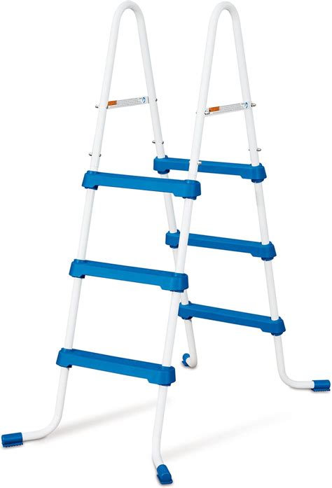 Intex Deluxe Pool Ladder With Removable Steps For 36 Inch And 42 Inch Wall Height