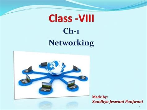 Networking Concepts Of Class 8 Kipspptx
